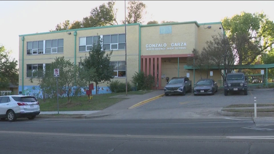 Protesters rally outside Garza Independence High School amid proposed ...