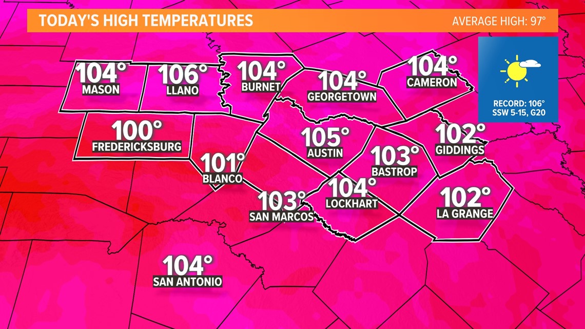 Austin-area weather: July 19th midday forecast with Meteorologist Grace ...