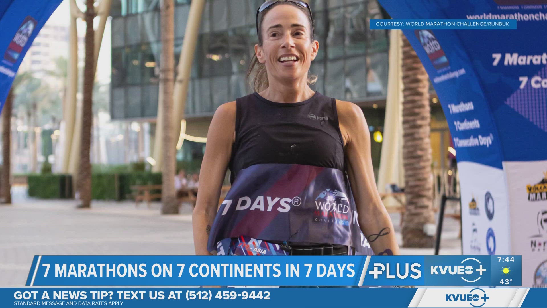 Tennessee runner completes 7 marathons on 7 continents in 7 days | kvue.com
