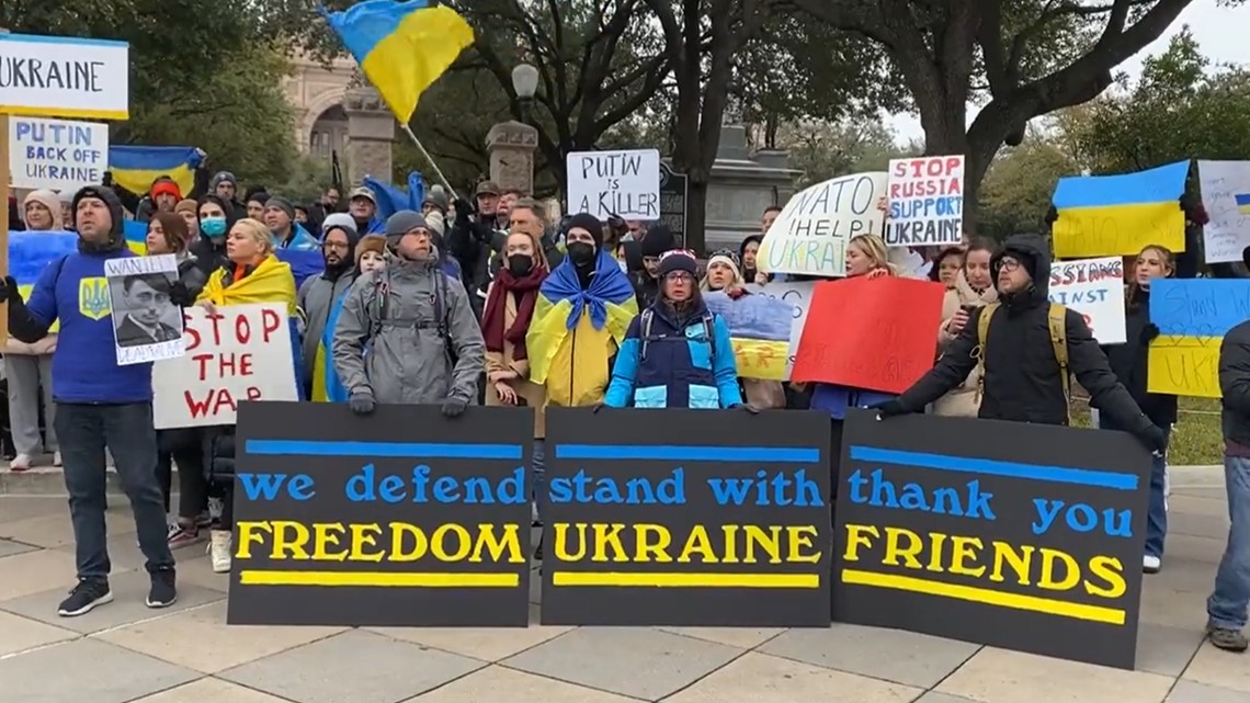 Ukraine supporters plan another protest at Texas Capitol Feb. 26 | kvue.com