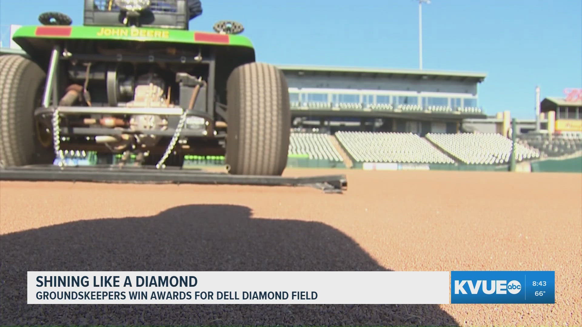 Award-winning groundskeepers prepare the field at Dell Diamond | kvue.com