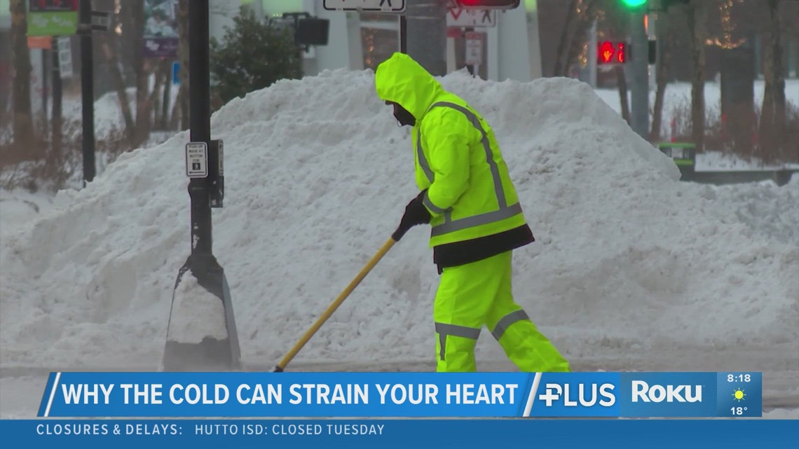 Winter weather can put a strain on your heart, experts say | kvue.com