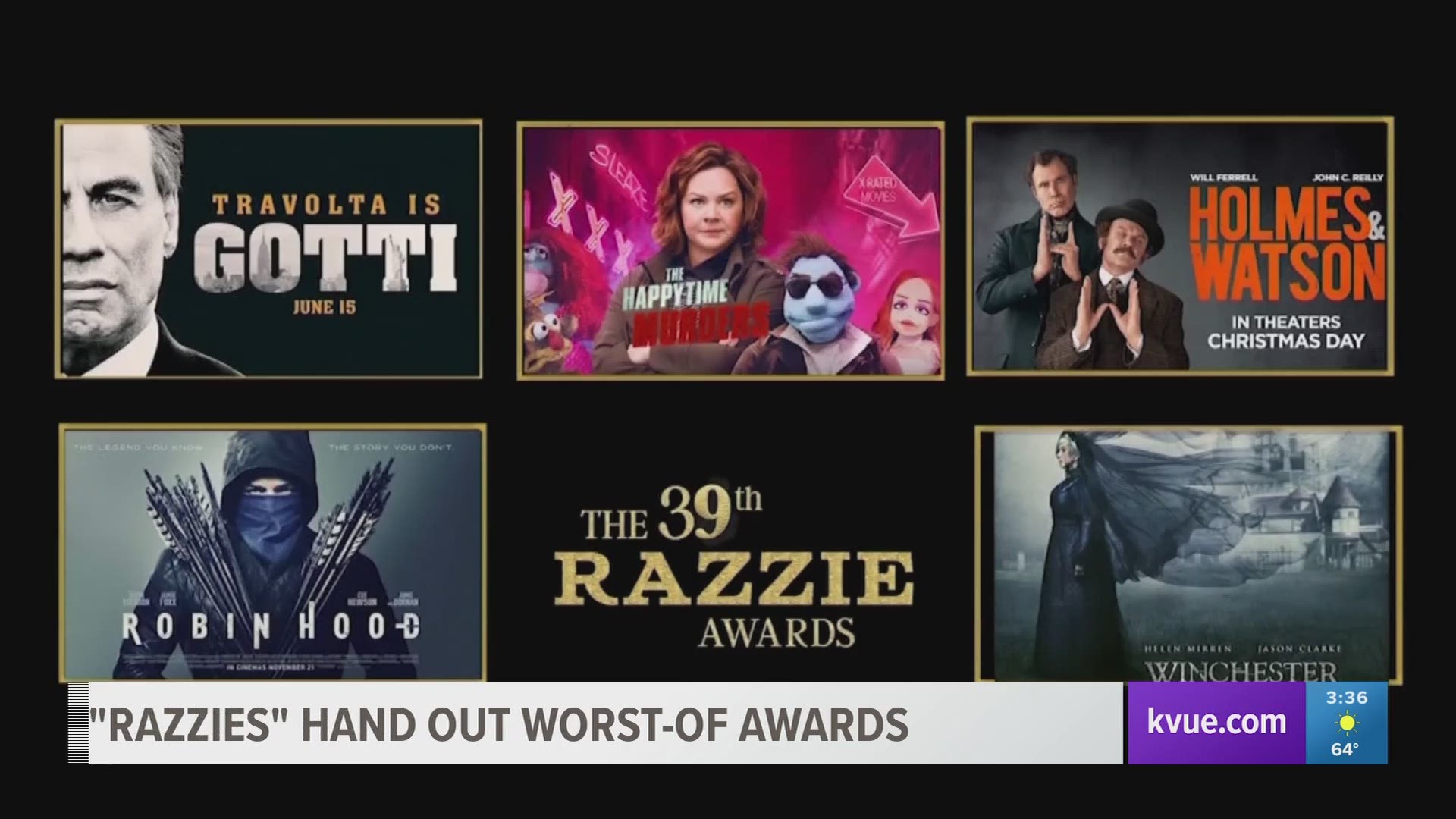 'Razzies' hand out awards to the worst movies of the year | kvue.com