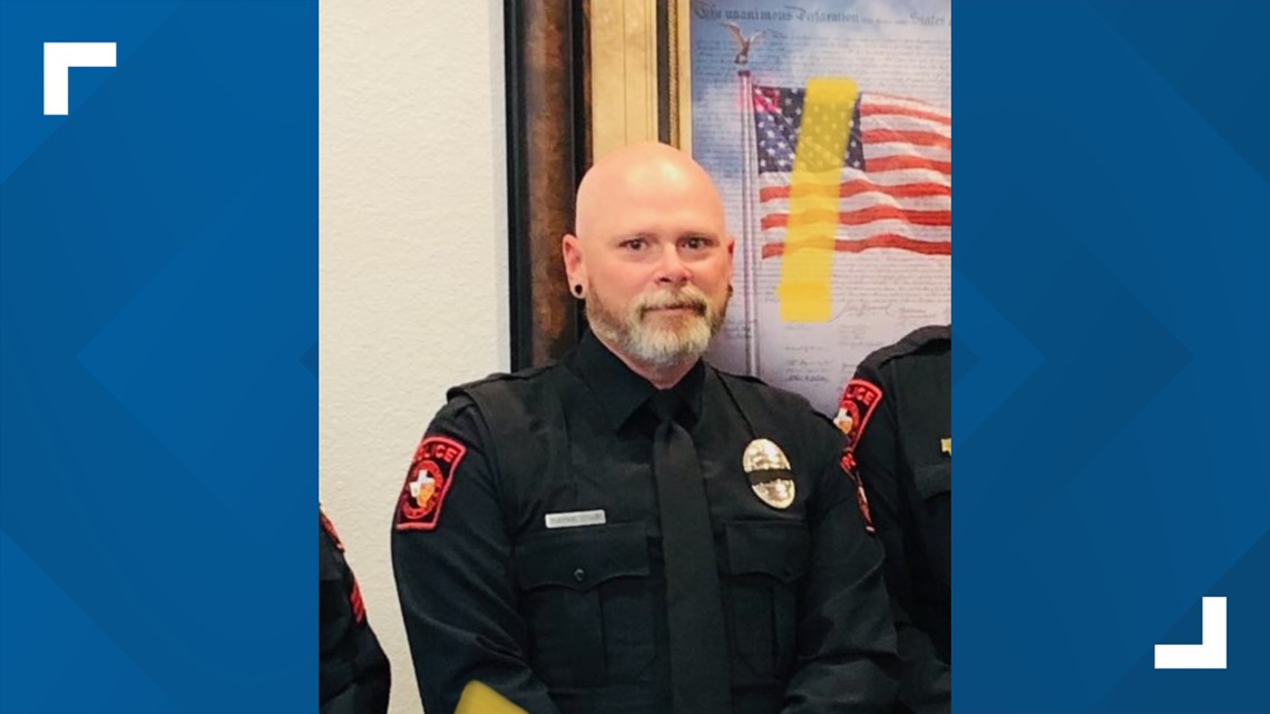 Mustang Ridge police officer 'in good spirits' after being struck by ...