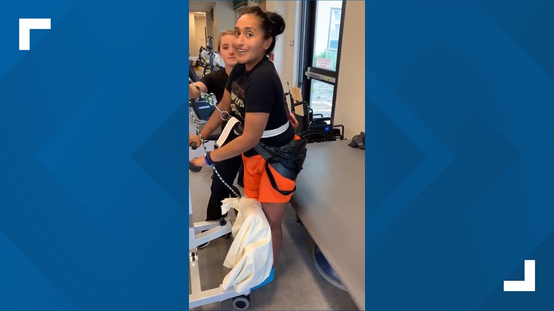 WATCH: San Marcos officer struck by alleged drunken driver stands again | kvue.com