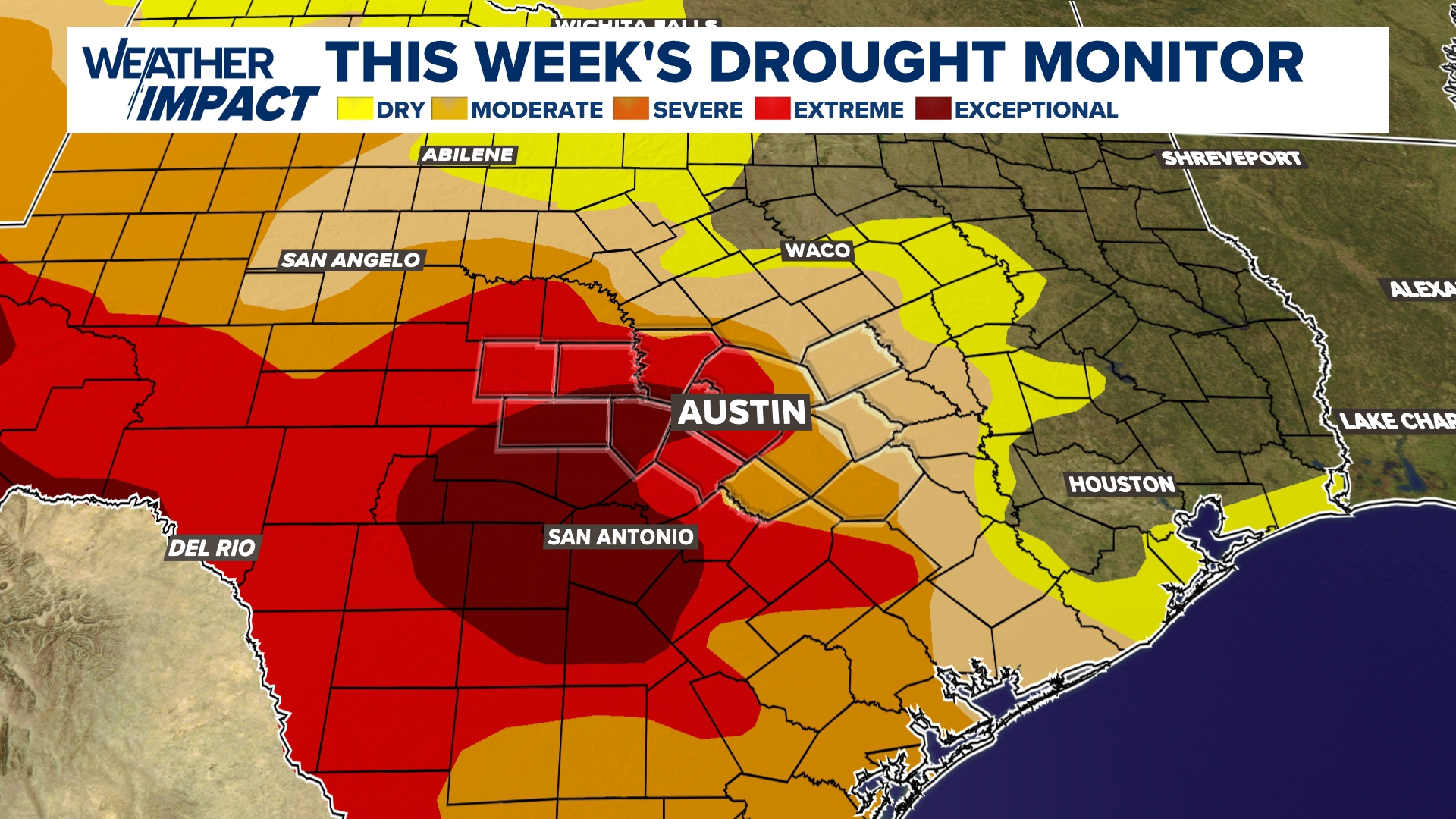 Drought Monitor Update: Not much change despite heavy rains in Central ...