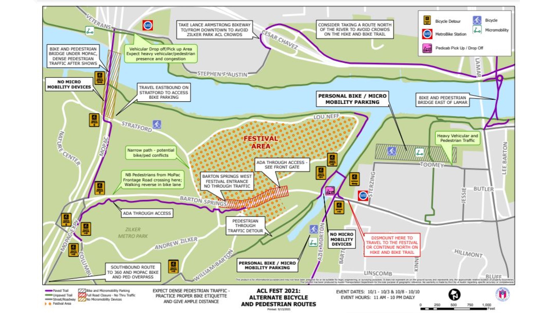 Parking at ACL Fest: How to get there and which roads are closed | kvue.com