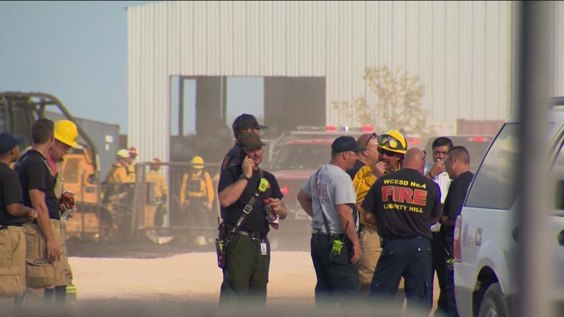 Huffy fire in Williamson County is now 90% contained | kvue.com