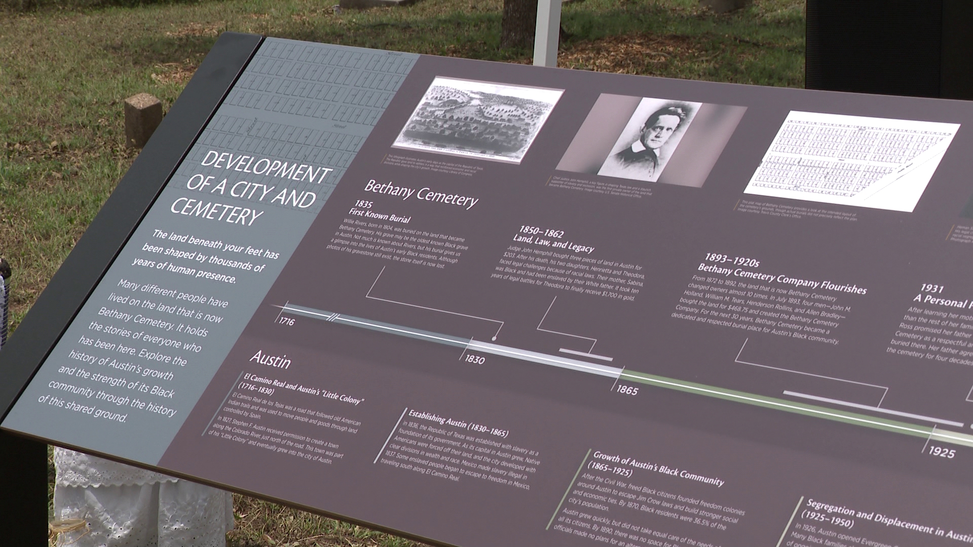Austin's Bethany Cemetery unveils signs honoring Black heritage | kvue.com