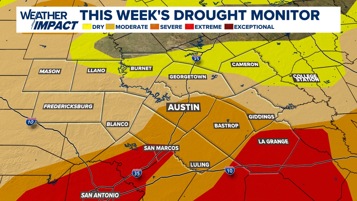 Austin's drought status: Rain on the horizon? | kvue.com