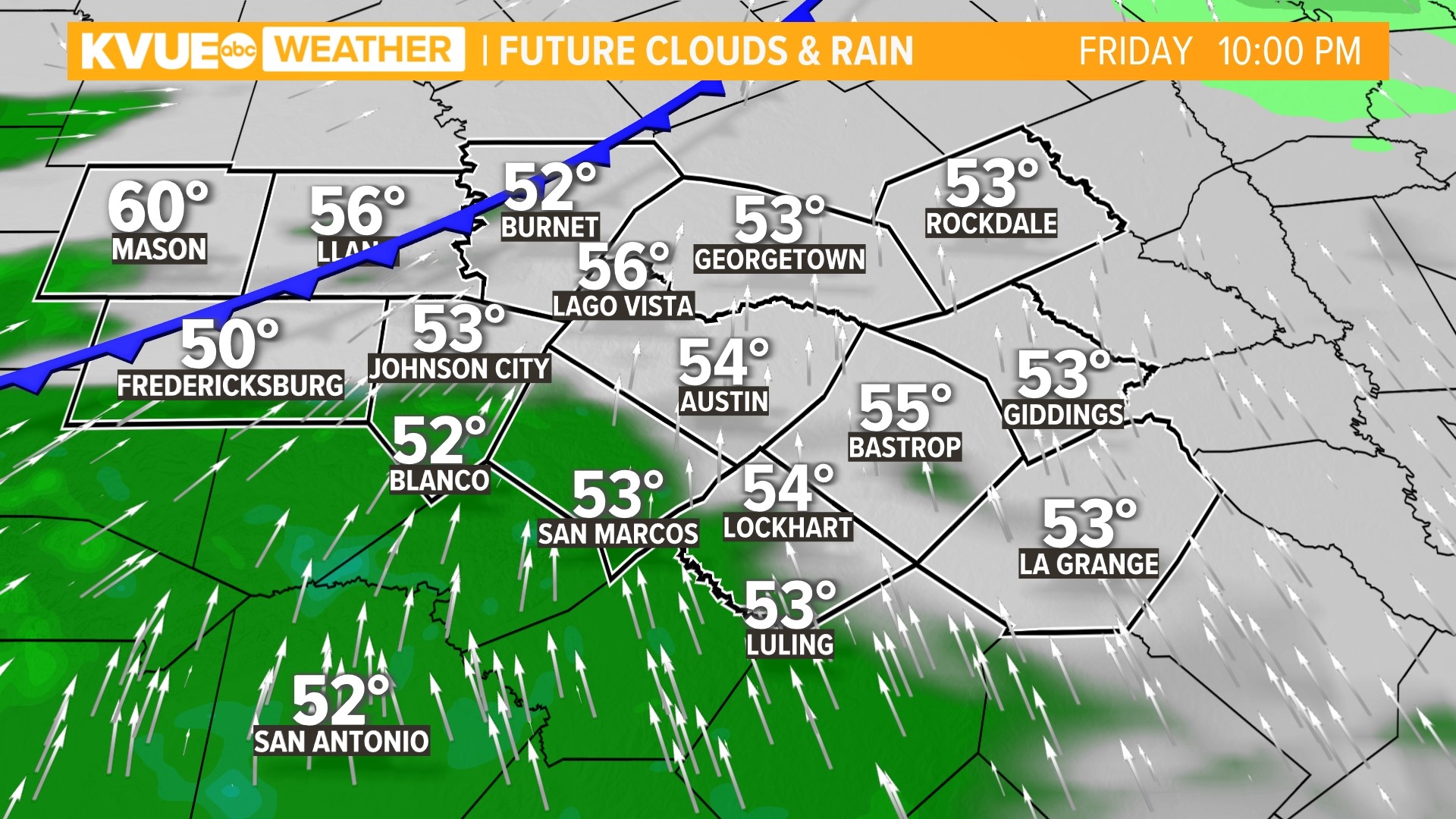 Austin weather forecast: Cold front to bring 50 mph winds | kvue.com