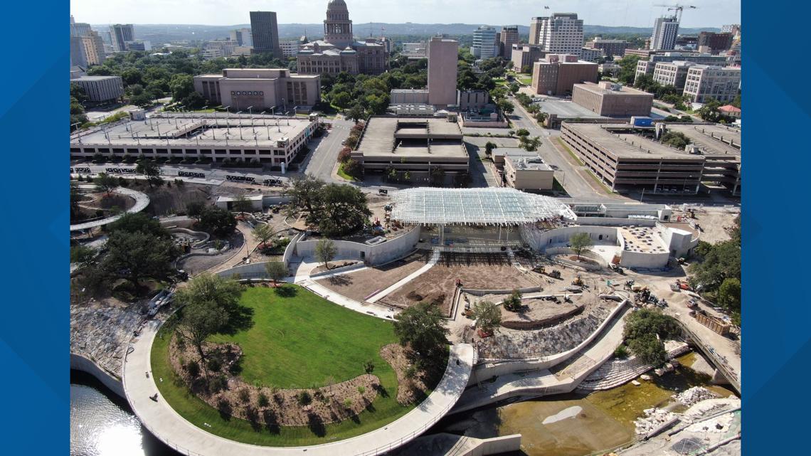 A tour of Waterloo Park as it nears completion in Downtown Austin ...