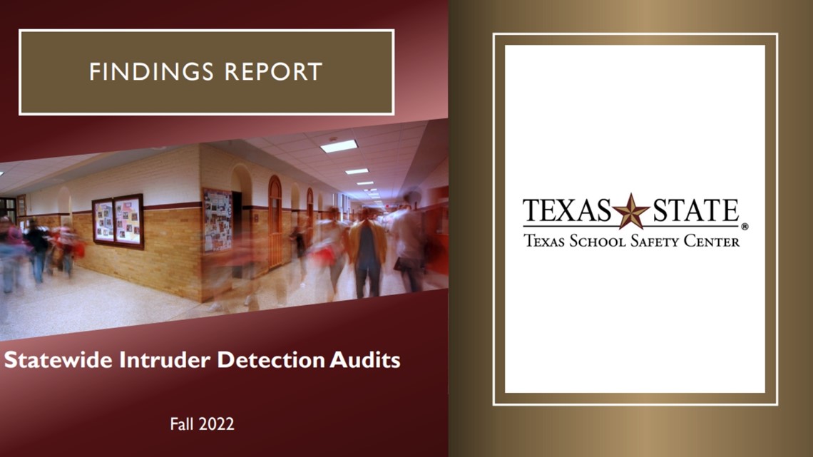 Texas School Safety Center releases Fall Intruder Detection Audit ...
