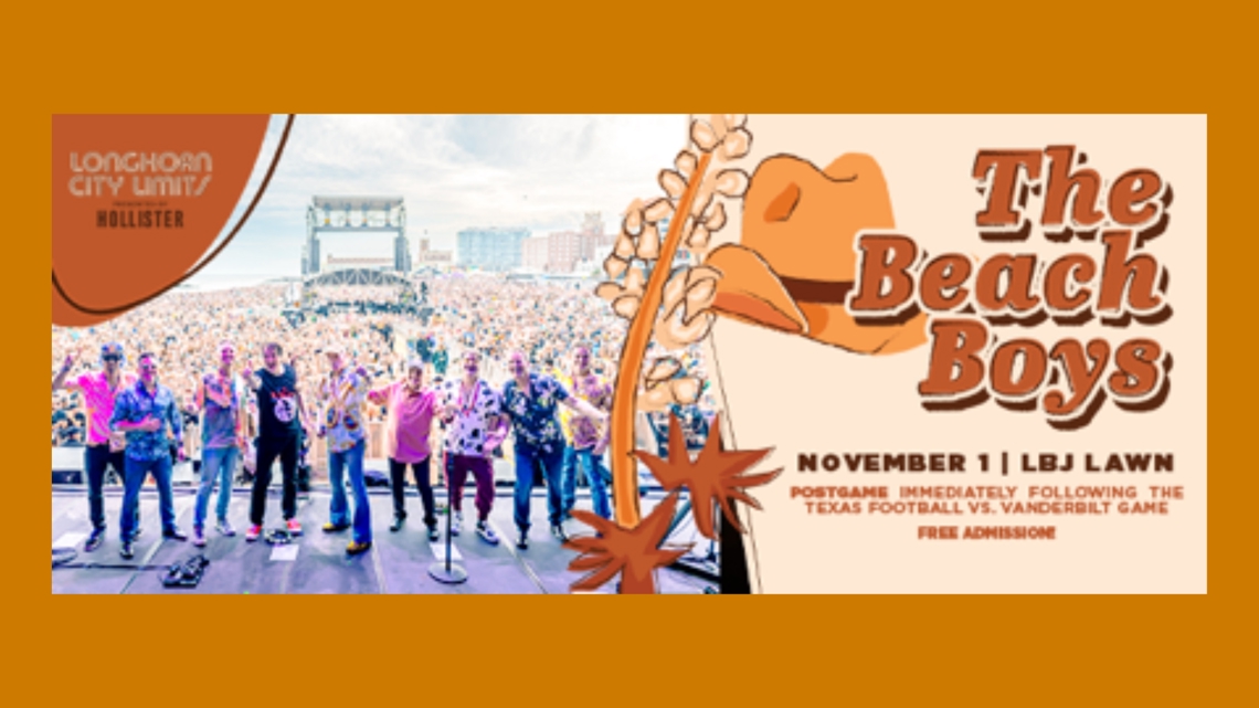 The Beach Boys to headline Longhorn City Limits after Vanderbilt game ...