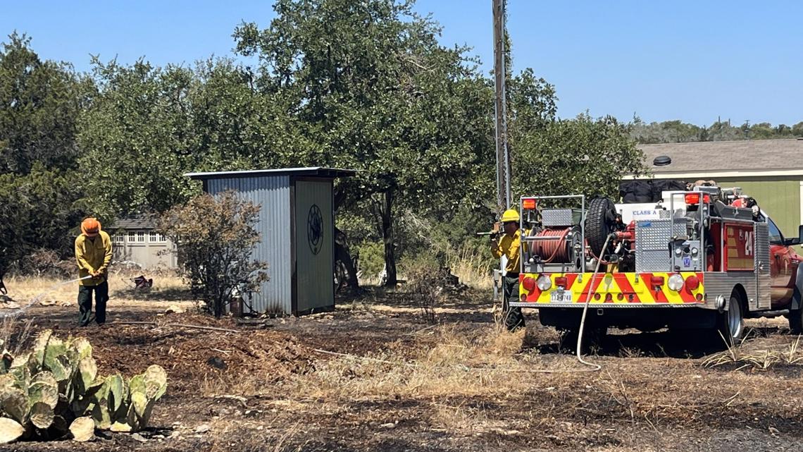 Wildfire sparks near San Marcos, Texas | kvue.com