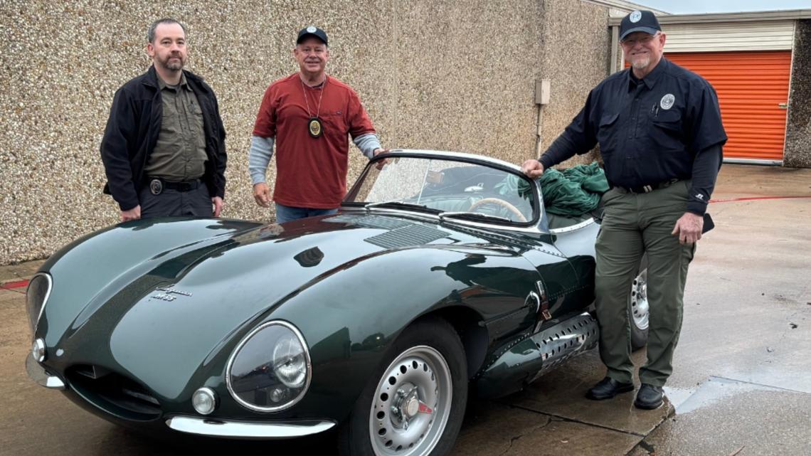 Stolen rare Steve McQueen tribute Jaguar recovered in North Austin ...