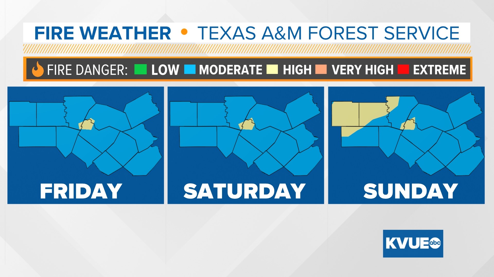 Austin weather: Central Texas under increased risk for wildfires | kvue.com