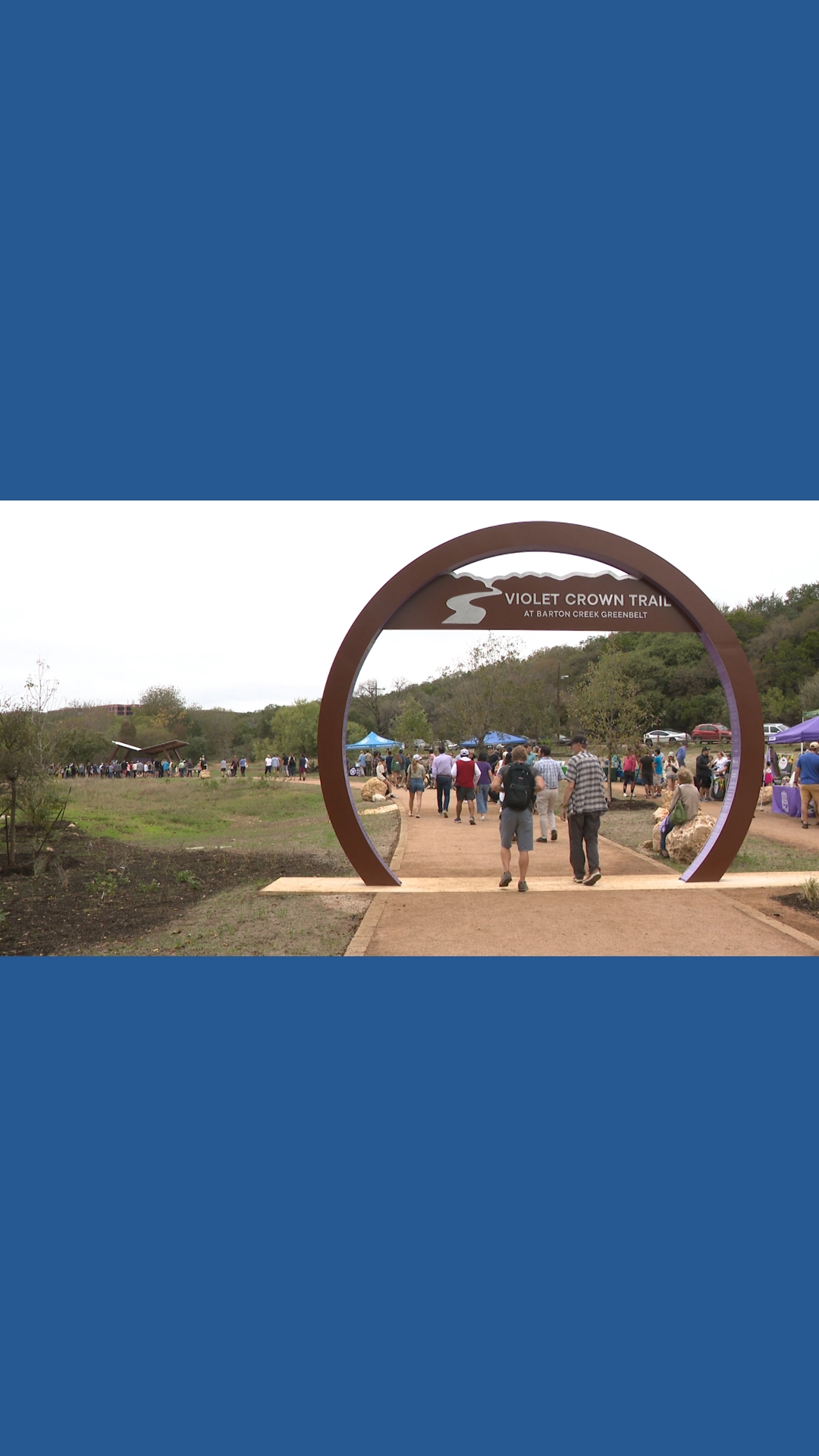 Violet Crown Trail's Mile Zero entrance unveiled in Zilker Park | kvue.com