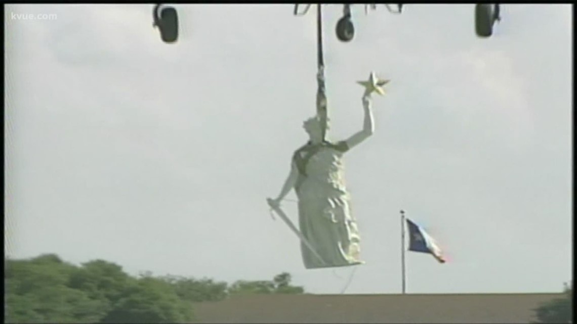 When the goddess took flight: The saga of Austin’s best-known statue ...
