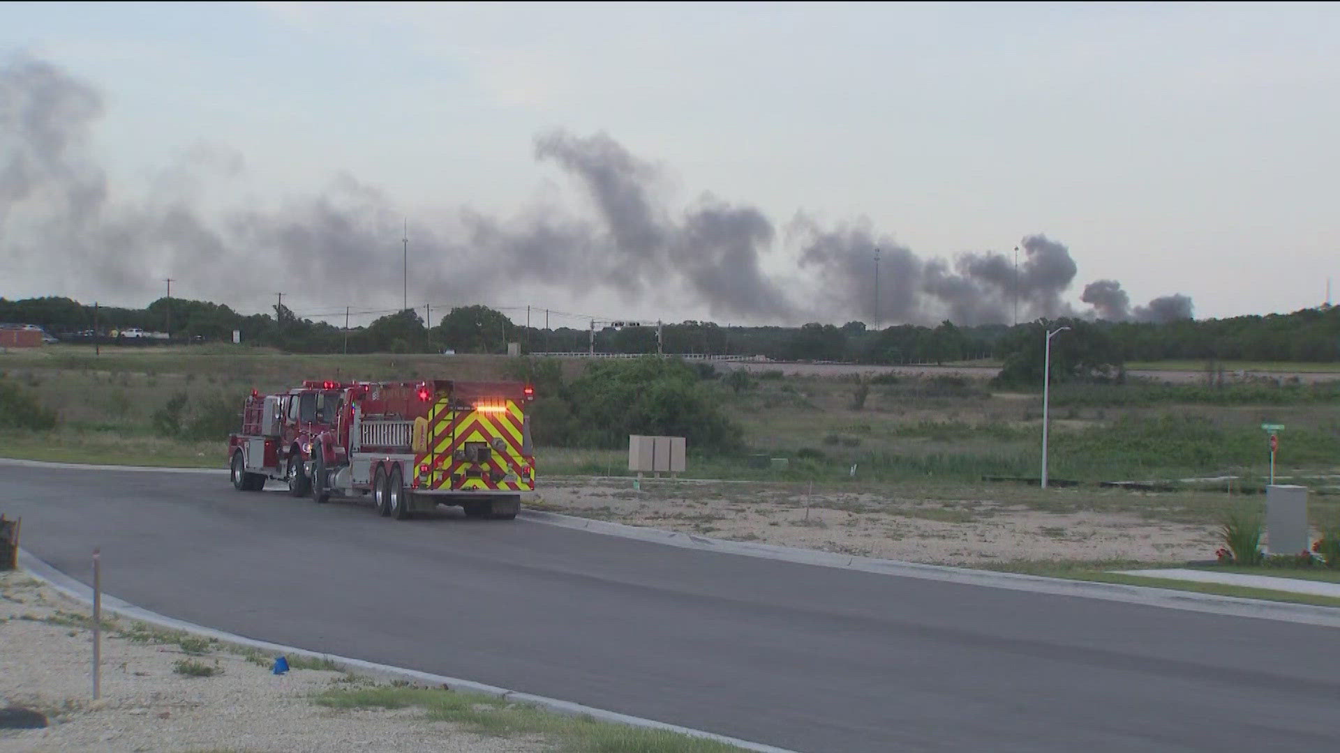 Burnet fire at tire recycling facility expected to burn for several ...