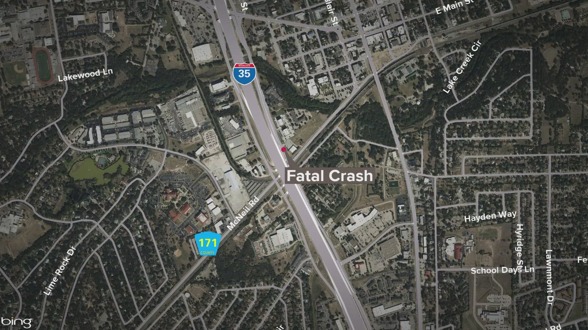 1 dead in crash on I-35 frontage road in Round Rock | kvue.com