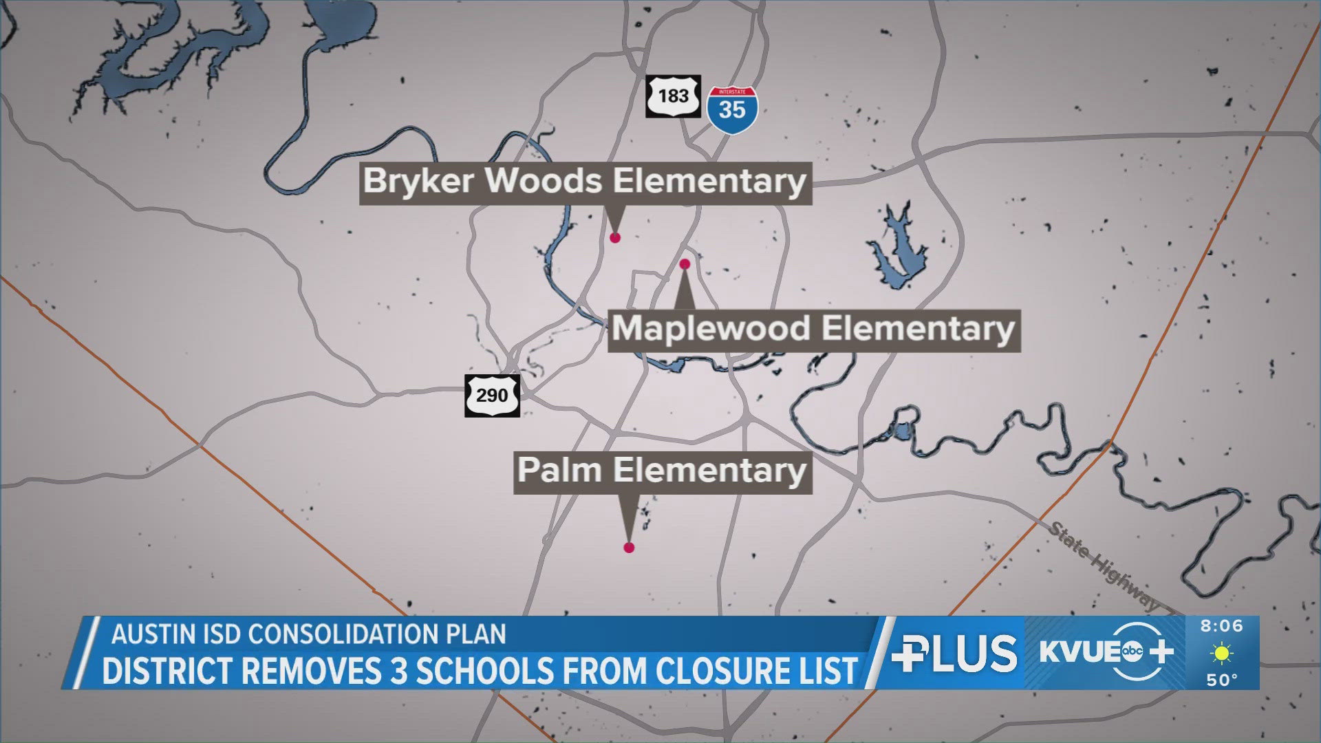 Austin ISD adjusts school closure plans, removes 3 campuses | kvue.com