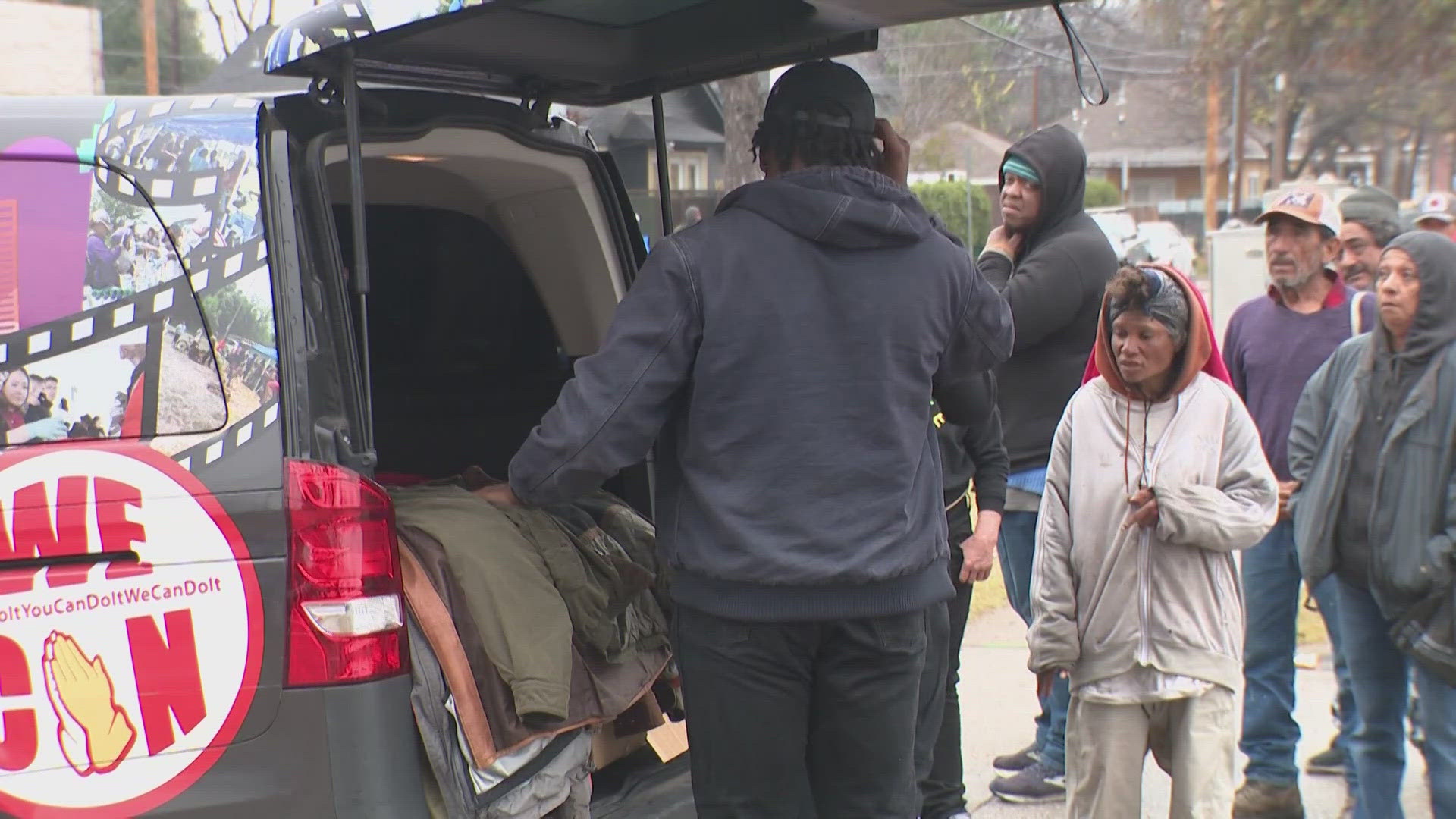 People experiencing homelessness in Austin receive cold weather kits ...