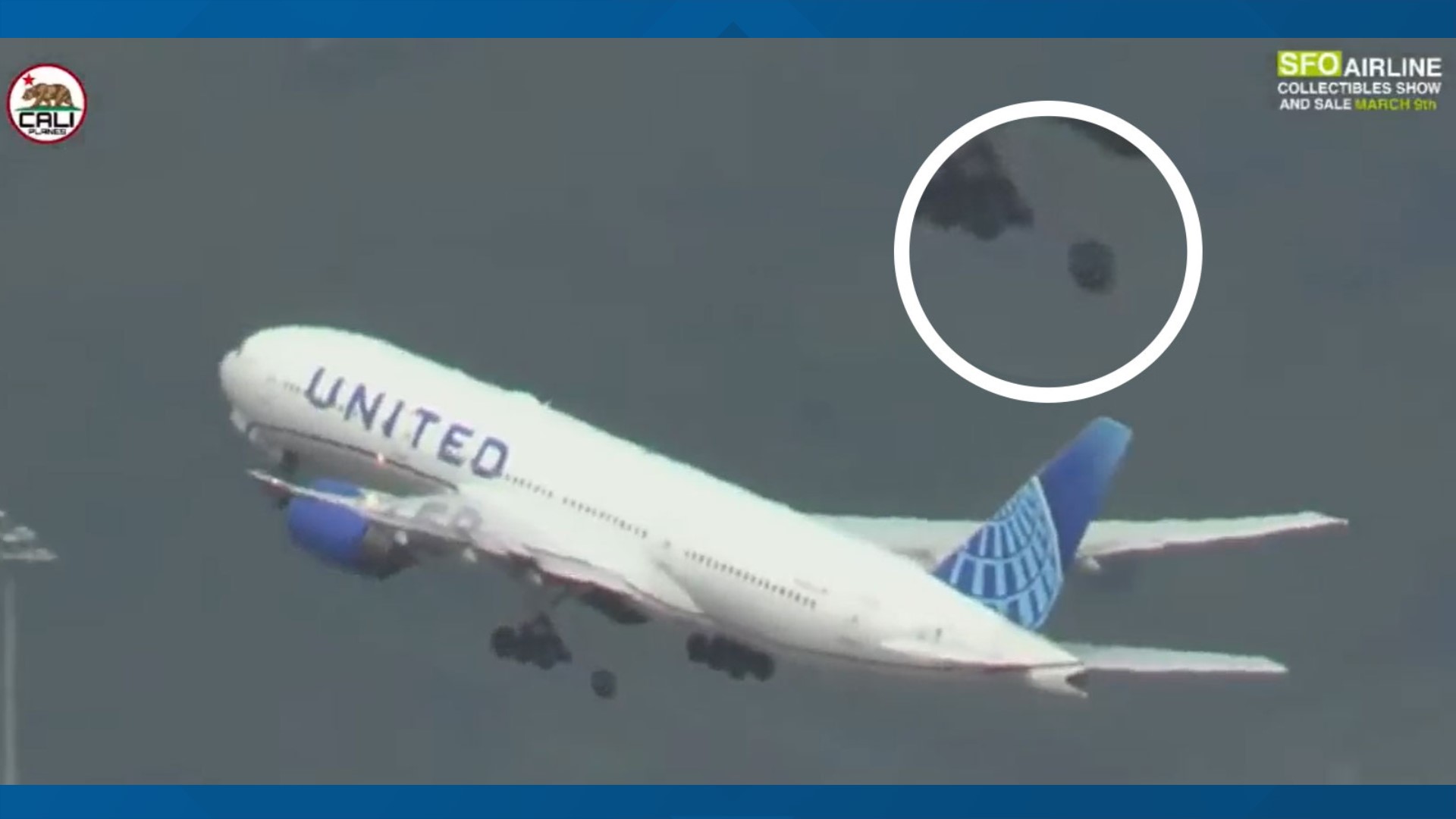Tire falls off United flight after takoff from San Francisco | kvue.com