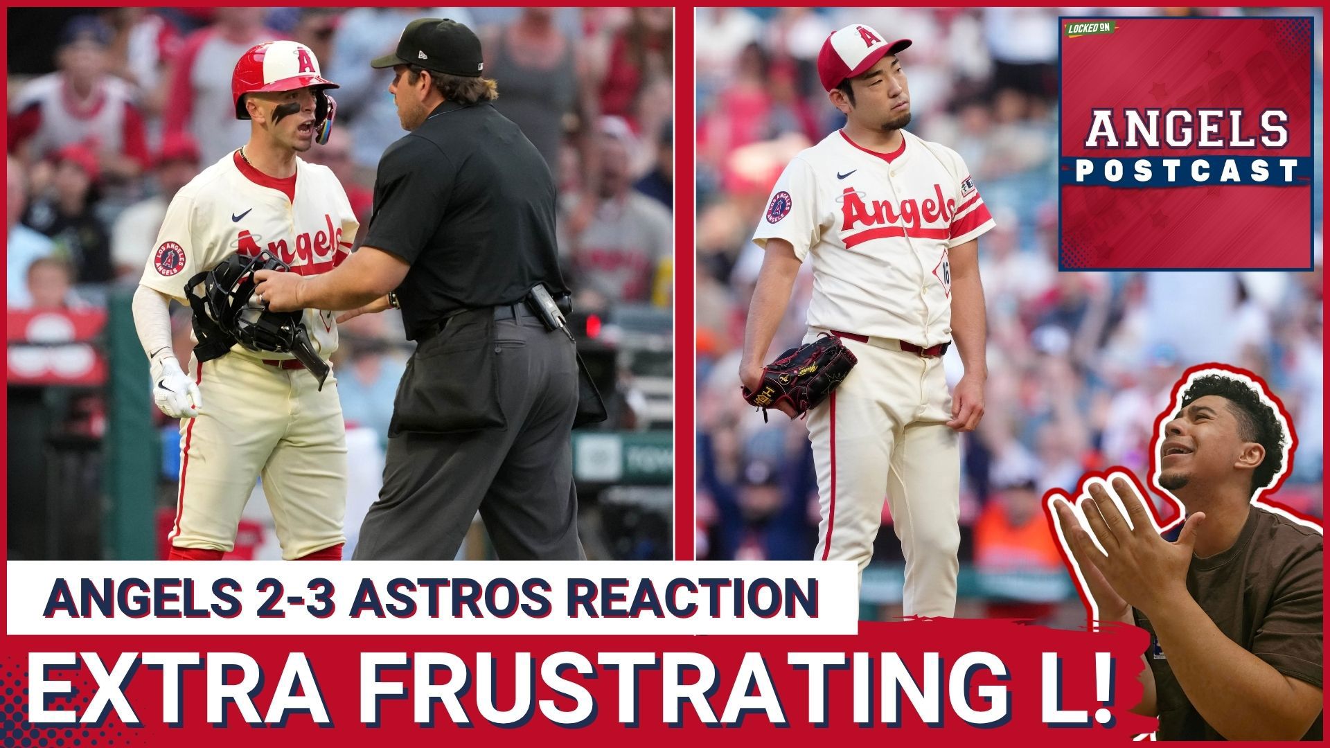 ANGELS POSTCAST: Halos FAIL with BASES LOADED 3 TIMES, lose in EXTRAS 3 ...
