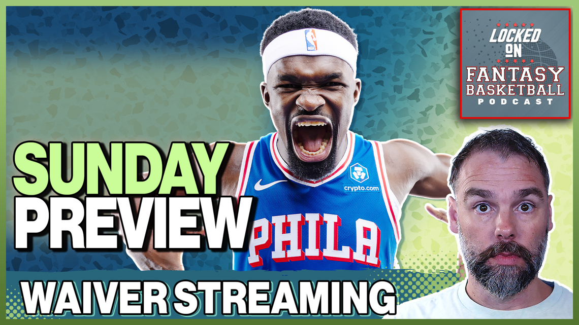 Joel Embiid OUT = Fantasy Basketball Gold Mine | Adem Bona & Sunday ...