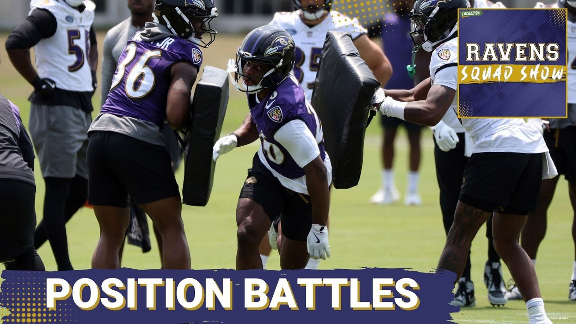 RAVENS SQUAD SHOW: Baltimore Ravens EMBRACING position BATTLES as ...