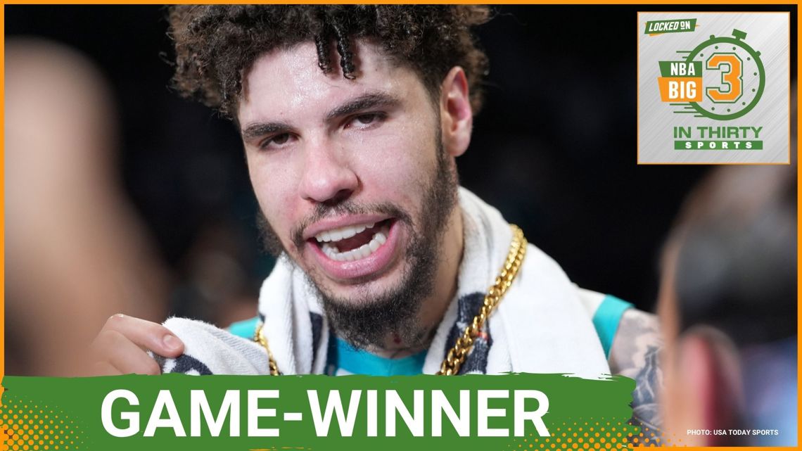 LaMelo Ball Hits GAME-WINNER For Hornets vs. Heat | The Big 3 in 30 NBA ...