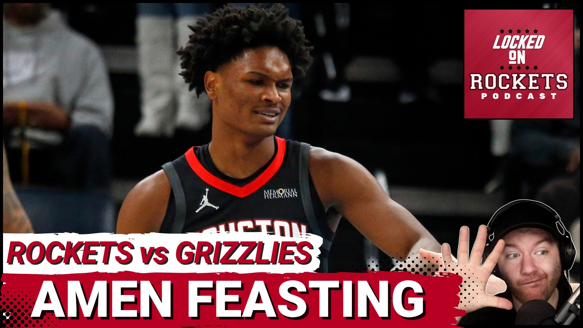 Amen Thompson FEASTS Off Kevin Durant's GRAVITY In Rockets FIFTH ...