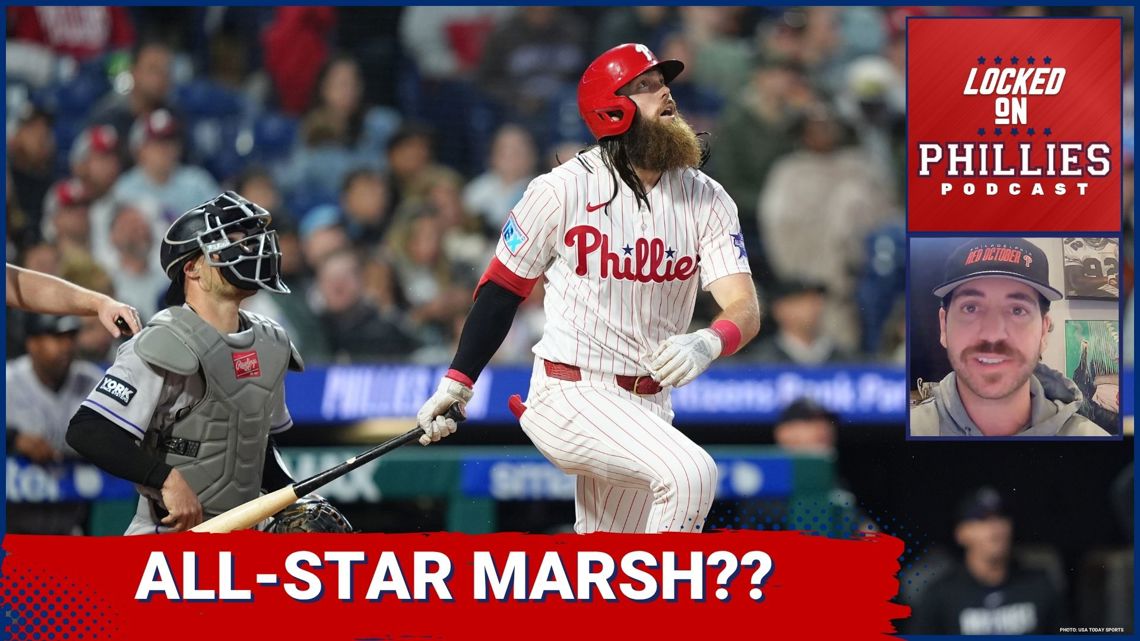UNSTOPPABLE: Philadelphia Phillies' Left Fielder Brandon Marsh ...