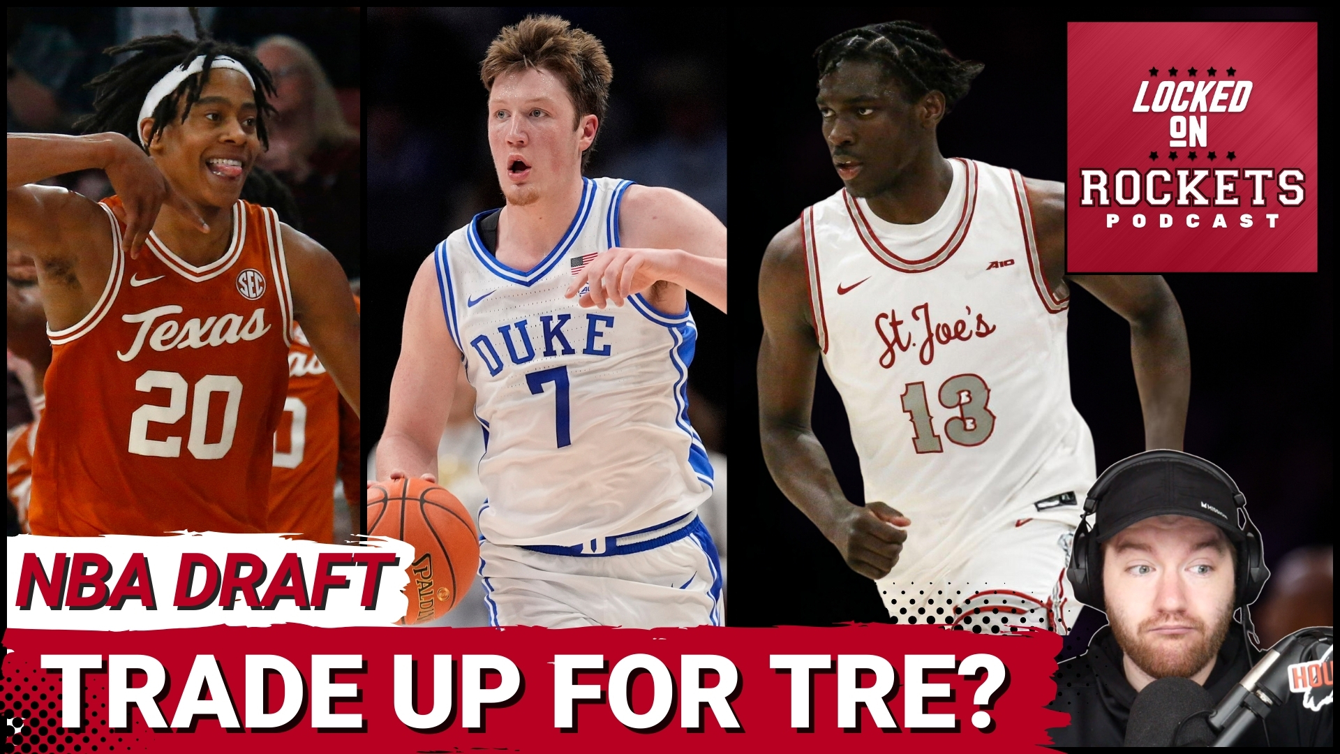 Houston Rockets NBA Draft Scouting: TRADE UP For Tre Johnson? | Kon Knueppel & Rasheer Fleming ...