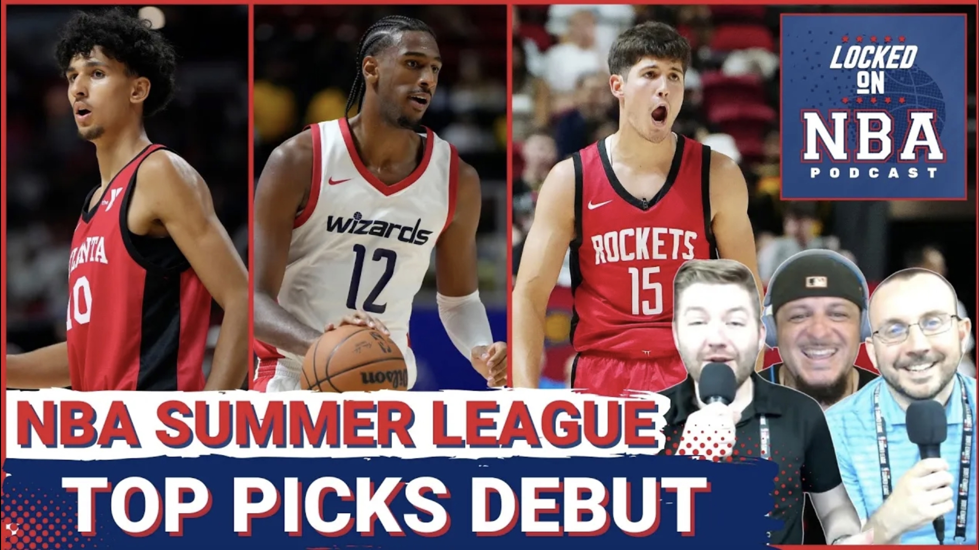 Zaccharie Risacher, Alex Sarr & Reed Sheppard NBA Summer League Debuts ...