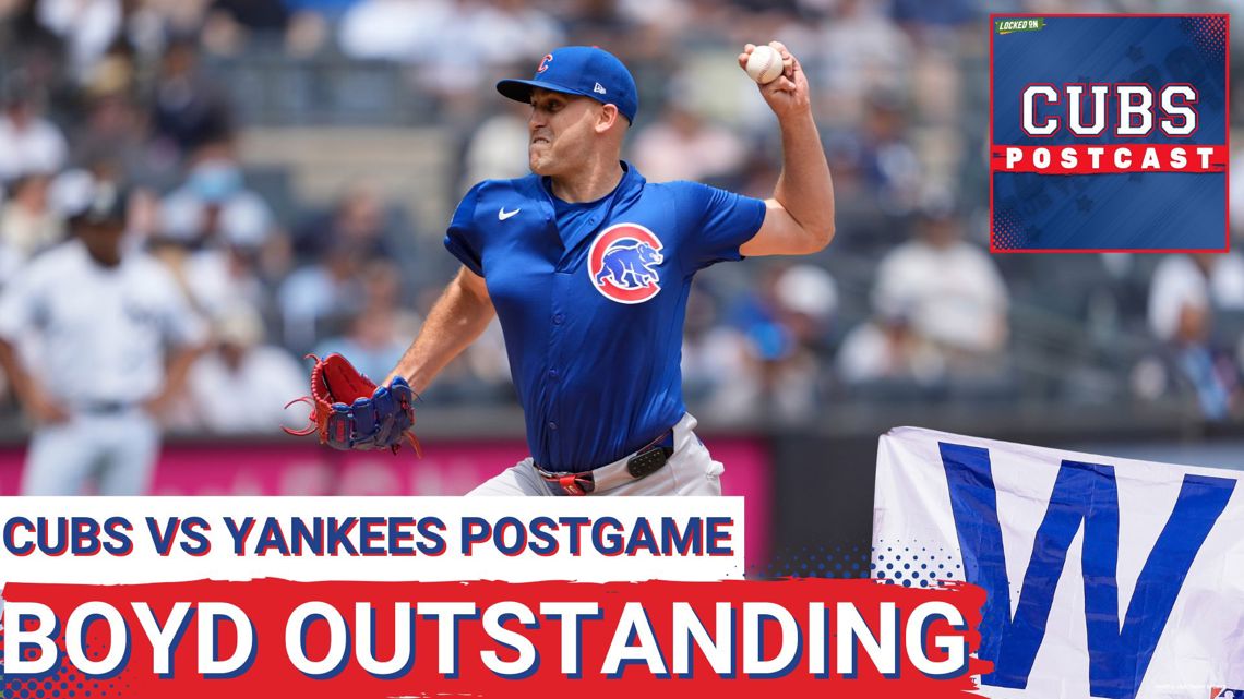 CUBS POSTCAST: Matthew Boyd was OUTSTANDING for the Chicago Cubs in ...