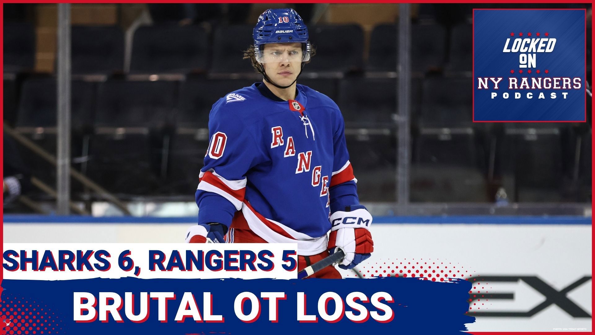 Alexis Lafreniere is NOWHERE CLOSE to Macklin Celebrini, Rangers lose 6-5 to Sharks in overtime ...