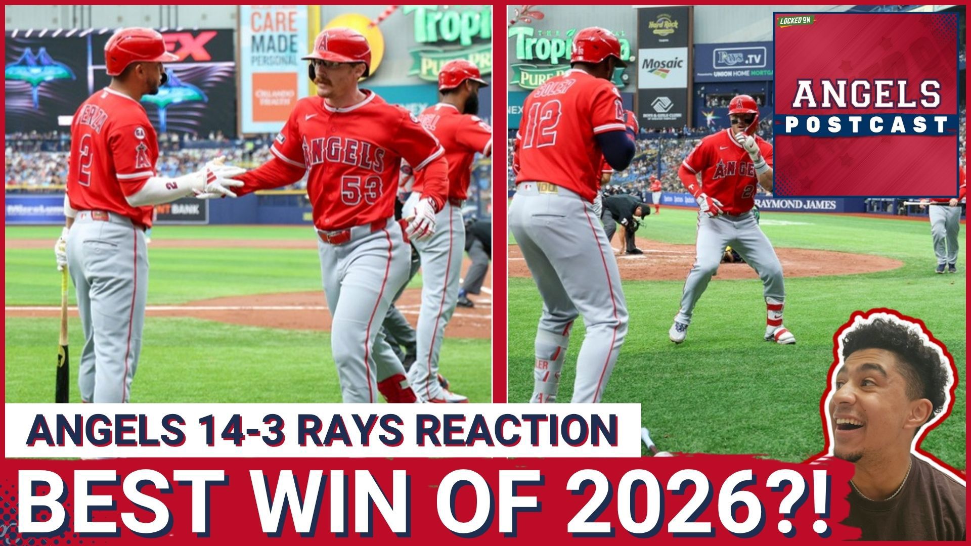 ANGELS POSTCAST: Wade Meckler GRAND SLAM 1st of 4 HRs in 14-3 win over ...