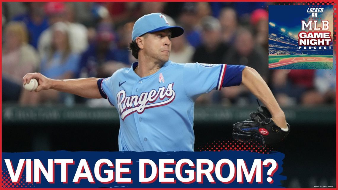 MLB GAME NIGHT: Jacob DeGrom's vintage performance downs Cubs; Brewers ...