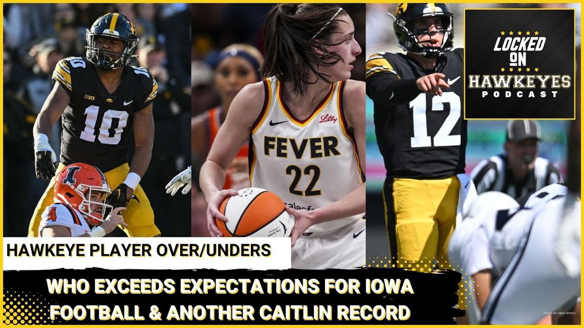 Hawkeye Player Over/Unders, David Eickholt joins the show and Caitlin ...