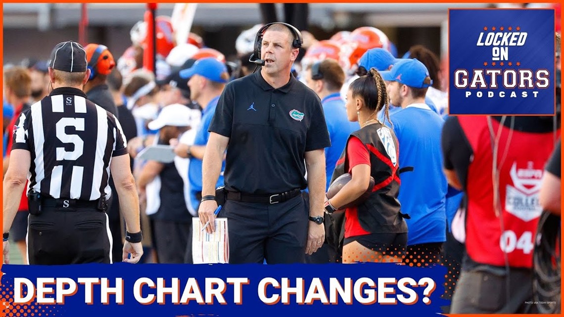 Florida Gators Making Depth Chart Changes Ahead of Arkansas Razorbacks ...