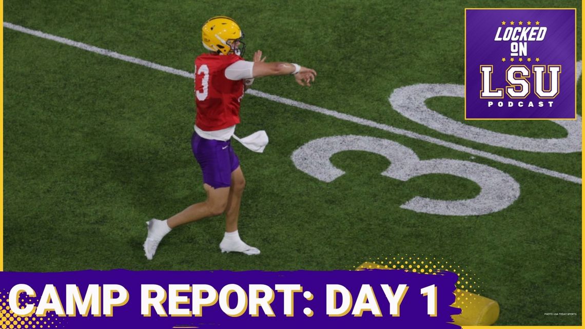 Nussmeier SHINES… Until LSU Defense FLIPS the Script! | Fall Camp Day 1 ...