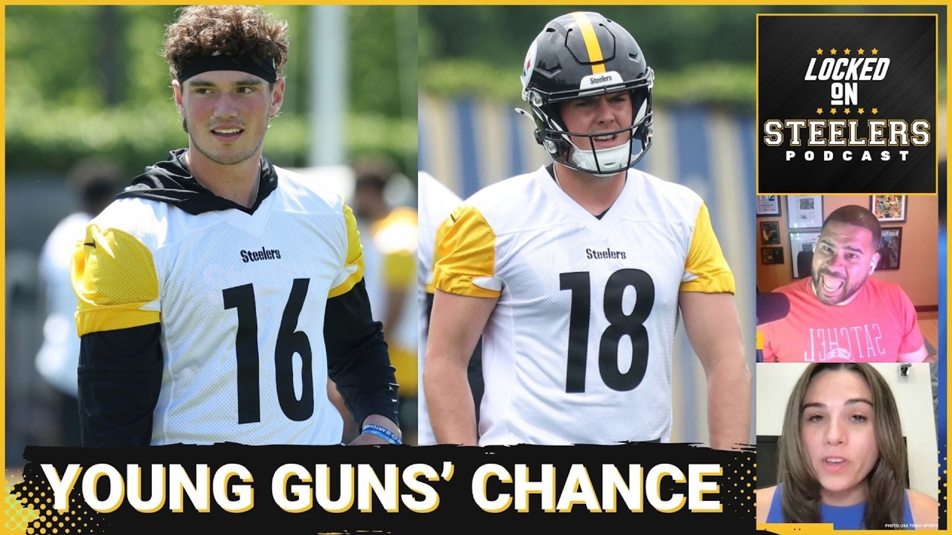 Steelers' Drew Allar / Will Howard Work to Fit Franchise QB Window ...