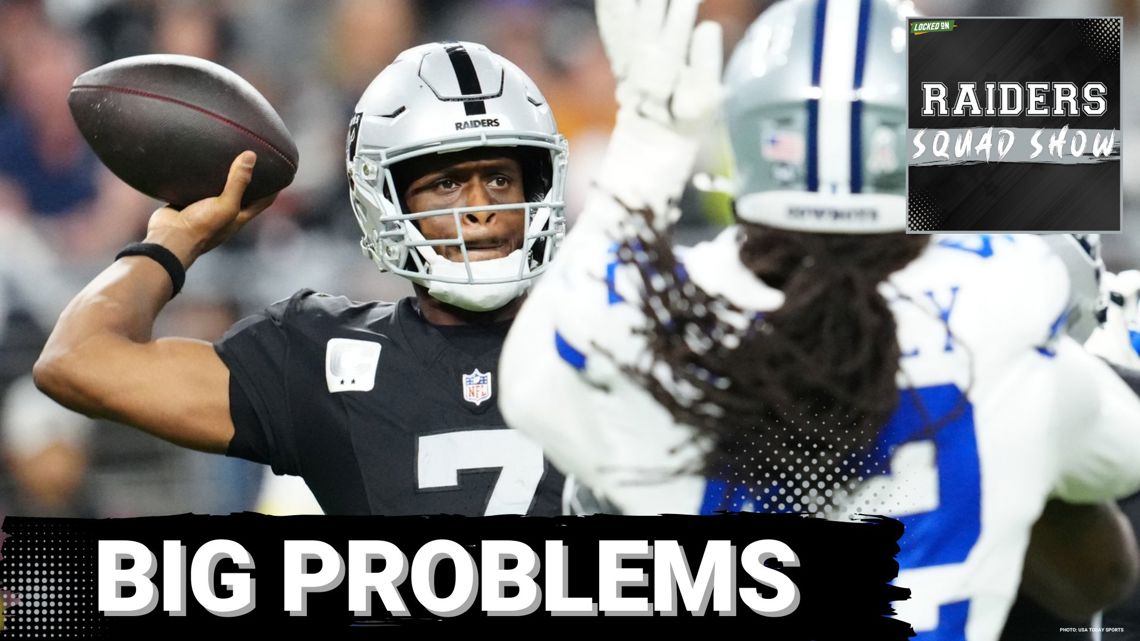 RAIDERS SQUAD SHOW: Las Vegas RAIDERS EMBARRASSED by Dallas COWBOYS ...