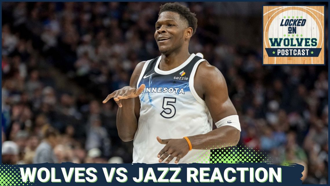 WOLVES POSTCAST: T-Wolves STEAMROLL Utah Jazz For Eighth Win In A Row ...