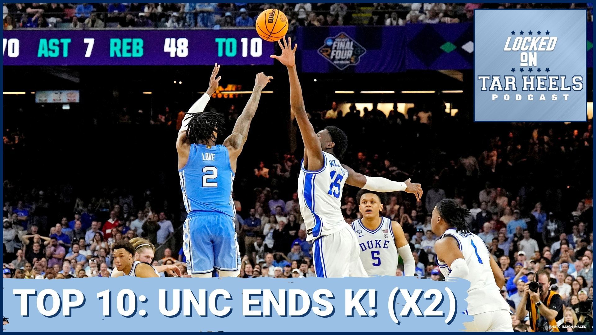 Rivalry TRUMP CARD! Tar Heels End Coach K...TWICE! | Top 10 UNC ...