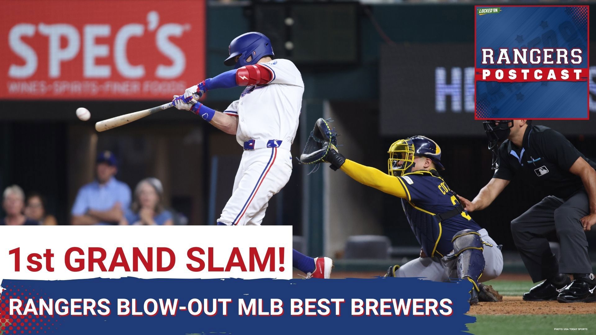 The Rangers hit their first grand slam, while shutting out the MLB best ...