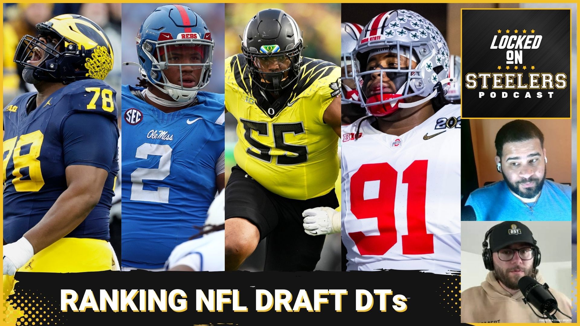 Steelers' Top NFL Draft Defensive Tackles Ranked | Kenneth Grant vs ...