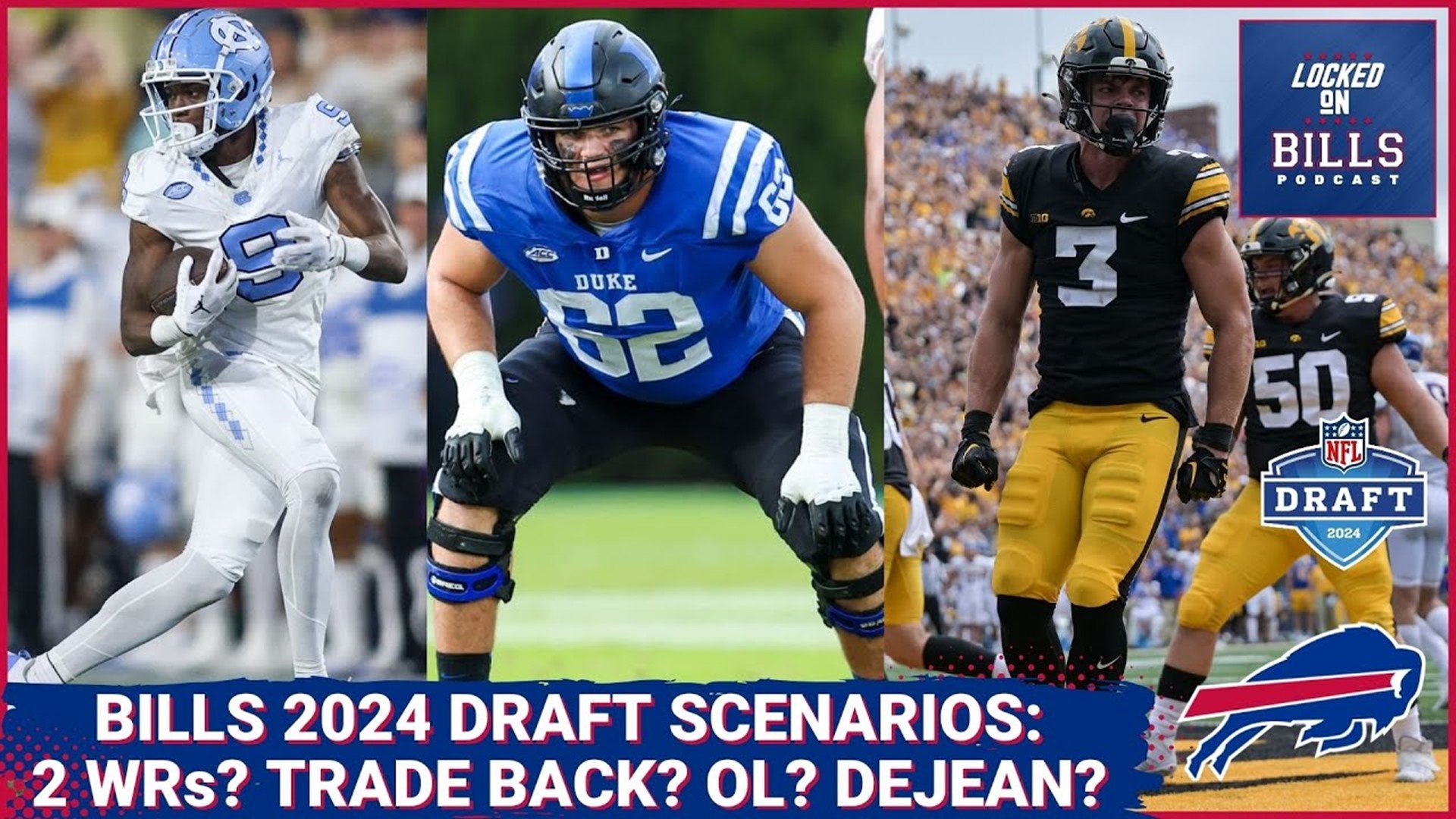 Buffalo Bills 2024 NFL Draft Scenarios: WR double dip? Trade back ...